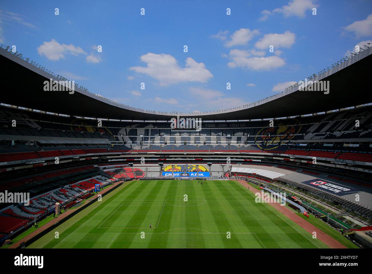 Ciudad de Mexico, Mexico - September 11. 2022: Azteca Stadium Stock ...