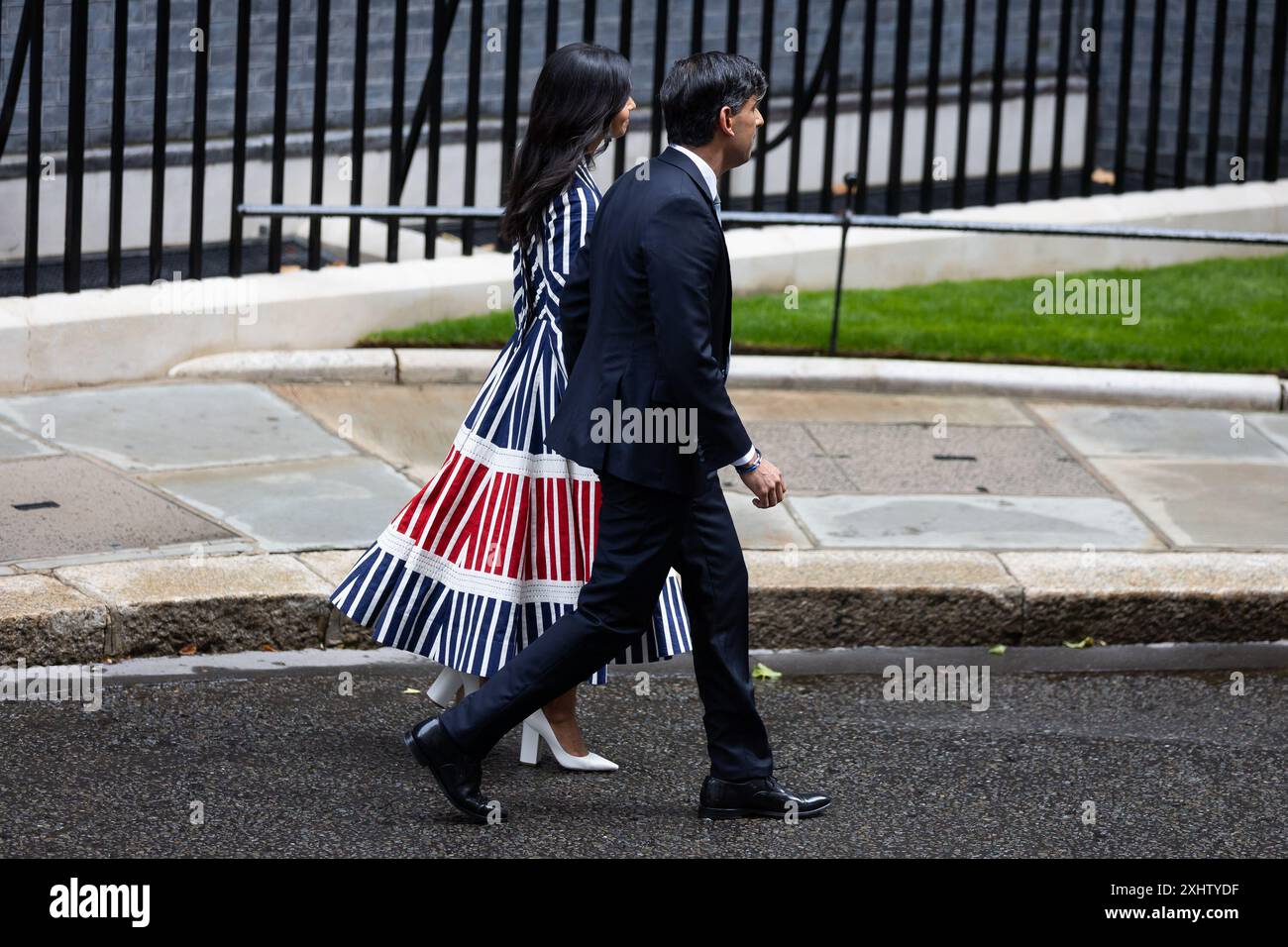 London, UK. 5th July, 2024. Outgoing British Prime Minister Rishi Sunak ...
