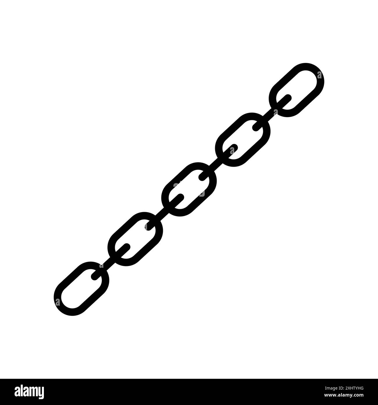Chain link silhouette Cut Out Stock Images & Pictures - Alamy