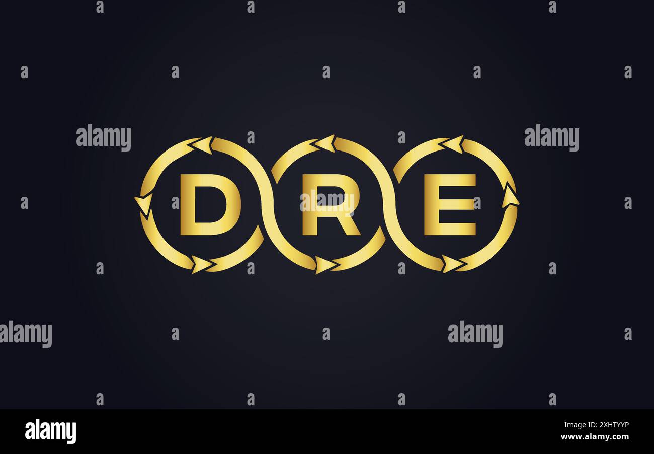 D R E design. White DRE letter. DRE, D R E letter logo design. D R E ...