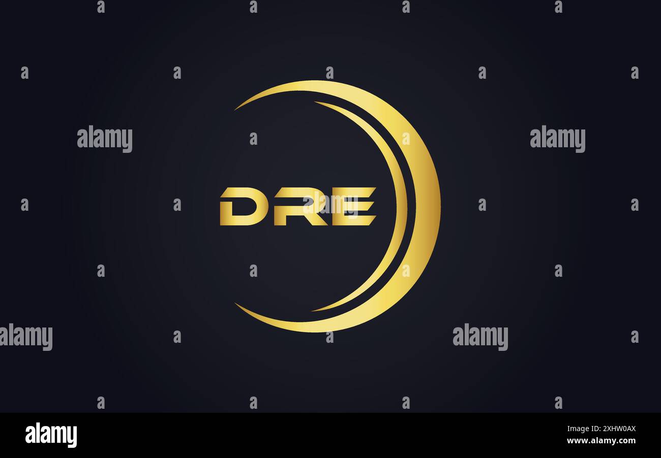 D R E design. White DRE letter. DRE, D R E letter logo design. D R E ...
