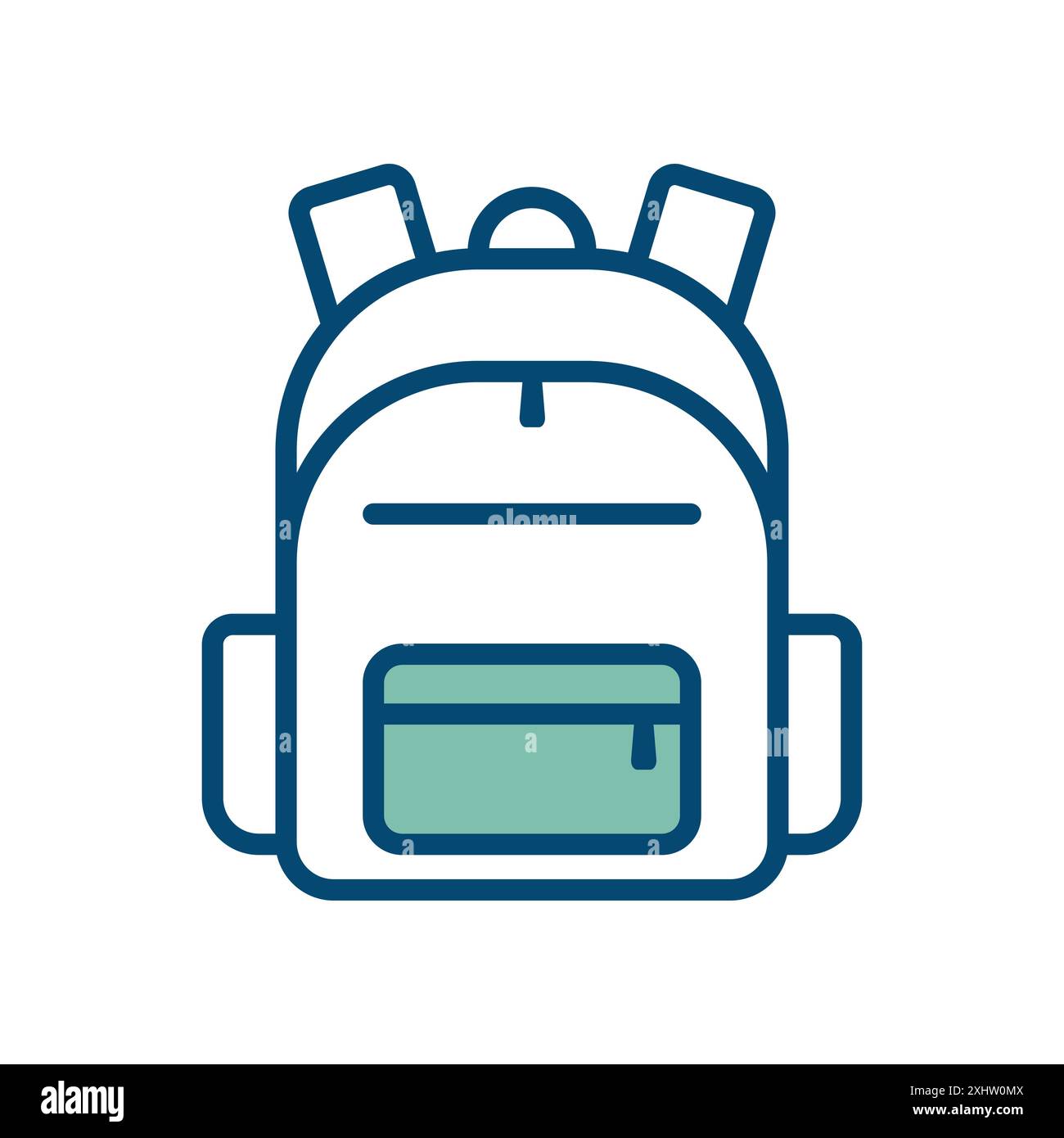school bag icon vector design template in white background Stock Vector ...