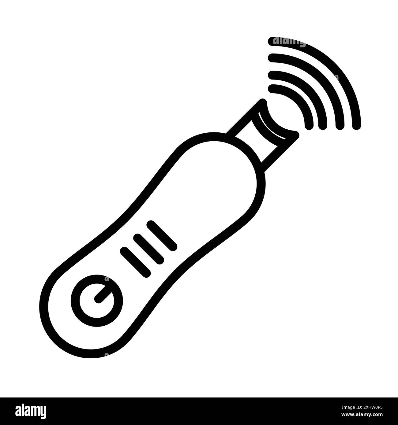 Ultrasonic face skin scrubber icon linear logo mark set collection in ...