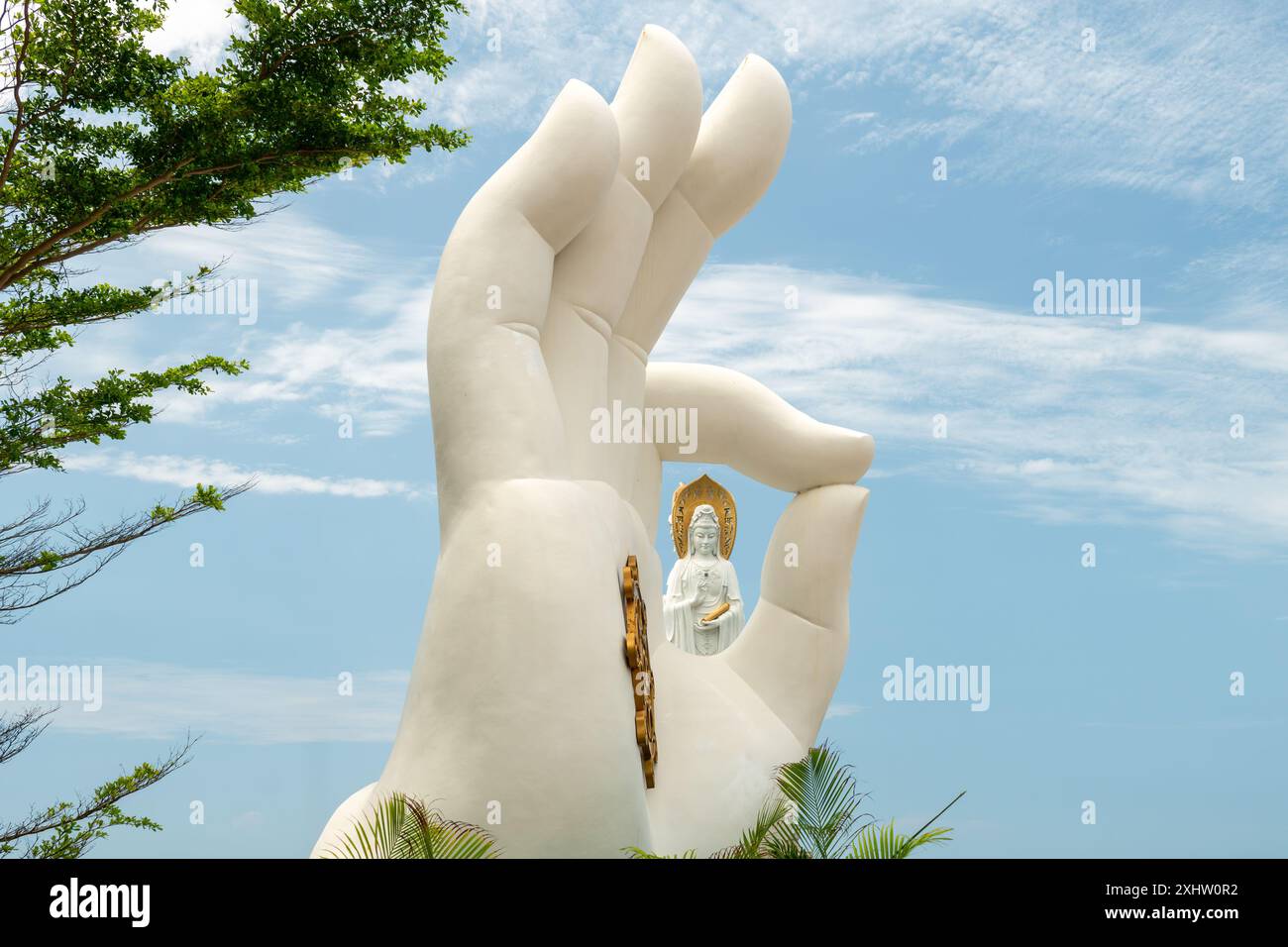 The most famous attraction of Hainan island. The Goddess Guanyin Stock ...