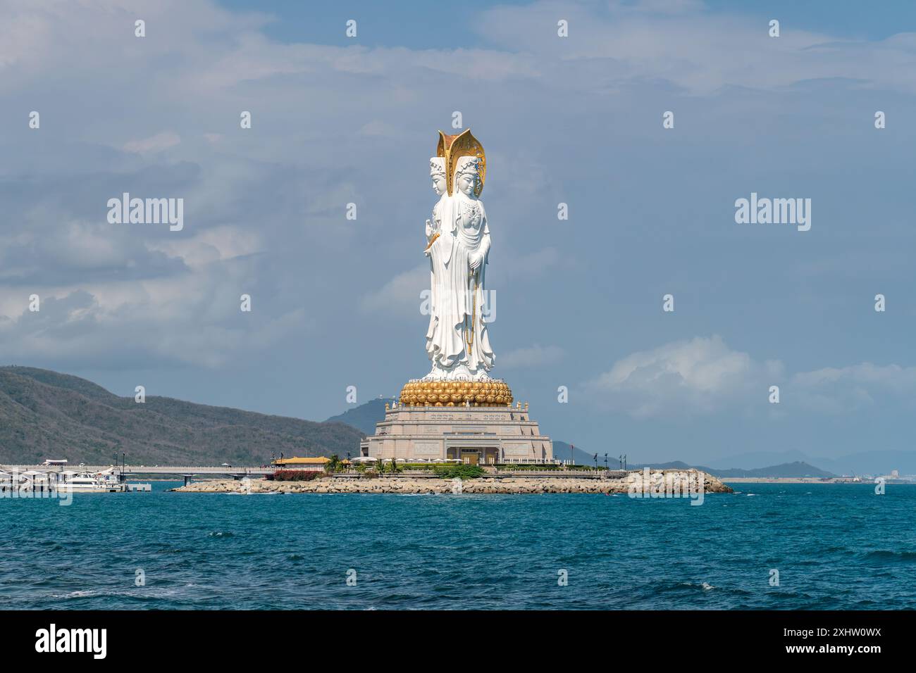 The most famous attraction of Hainan island. The Goddess Guanyin Stock ...