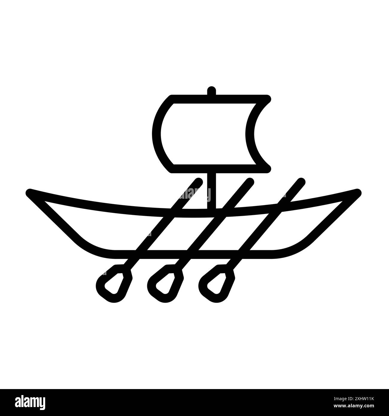 Old greek warship Black and White Stock Photos & Images - Alamy