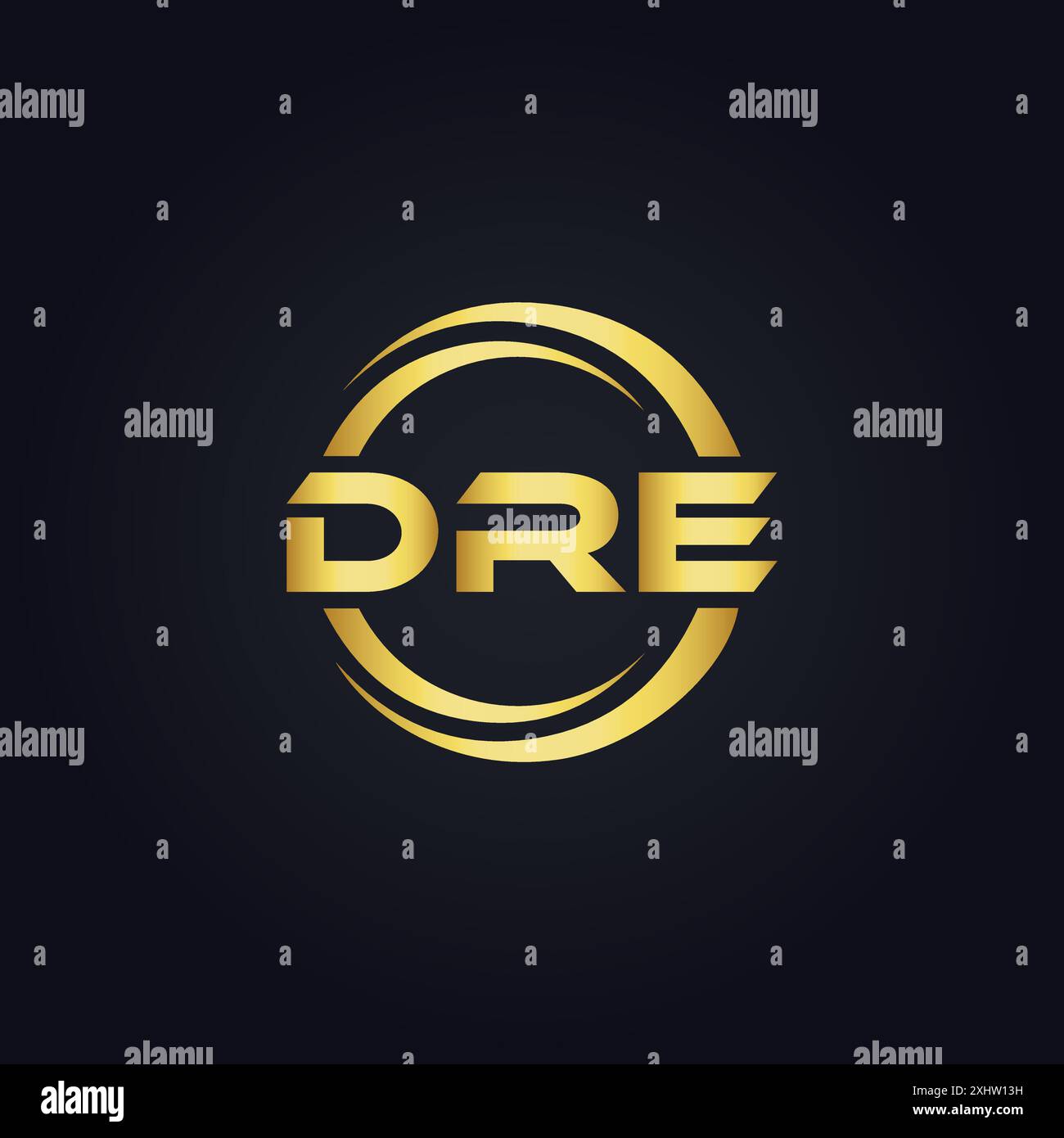 Dre circle logo Stock Vector Images - Alamy