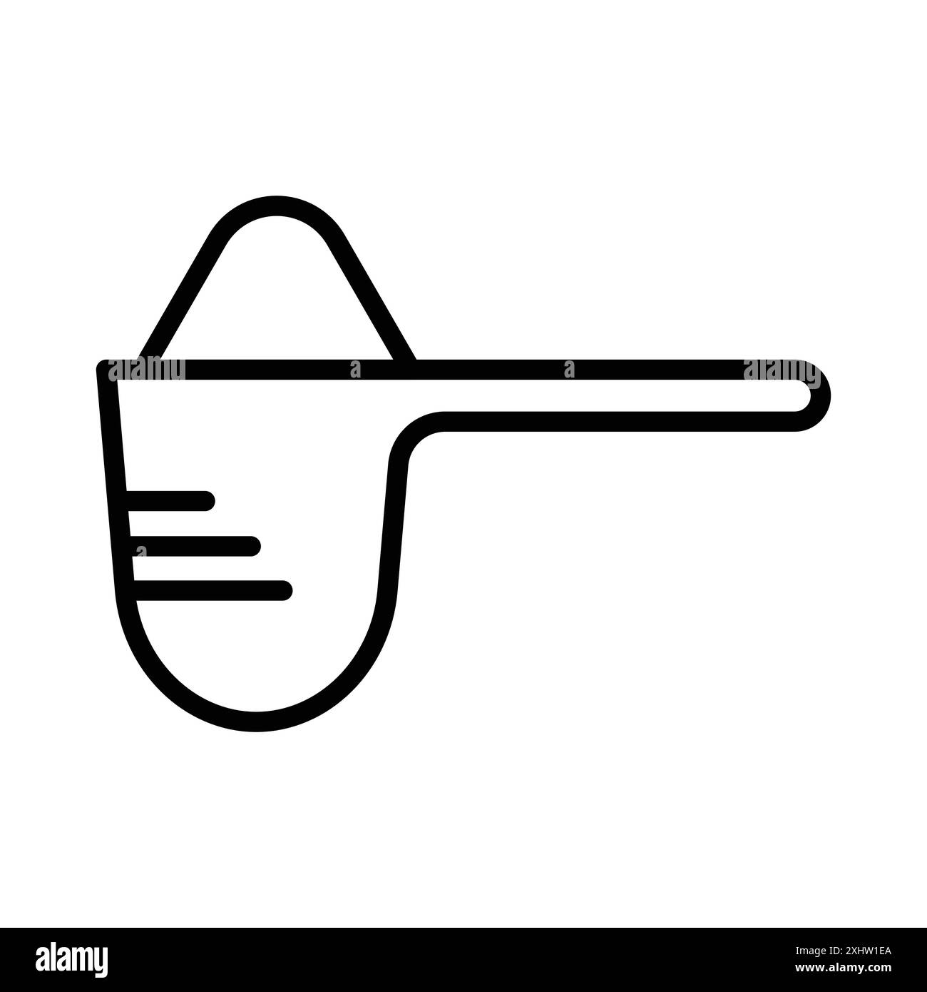 Scoop icon linear logo mark set collection in black and white for web Stock Vector Image & Art ...