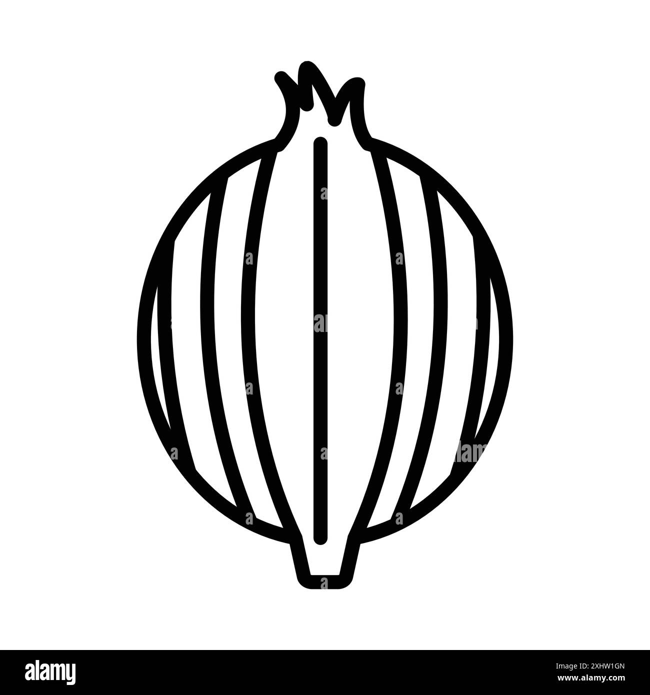 shallots icon linear logo mark set collection in black and white for ...