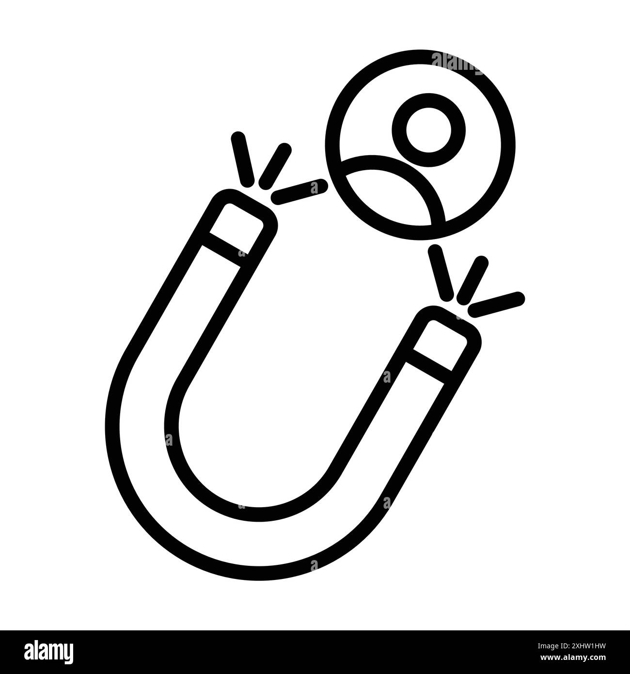 User Engagement icon linear logo mark set collection in black and white for web Stock Vector ...