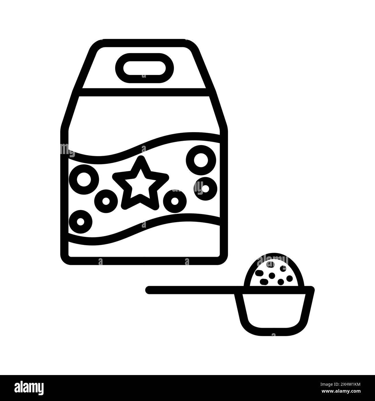 Washing powder icon linear logo mark set collection in black and white ...