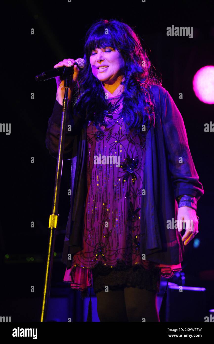 MIAMI BEACH , FL - APRIL 11: Ann Wilson of Heart performs at the ...