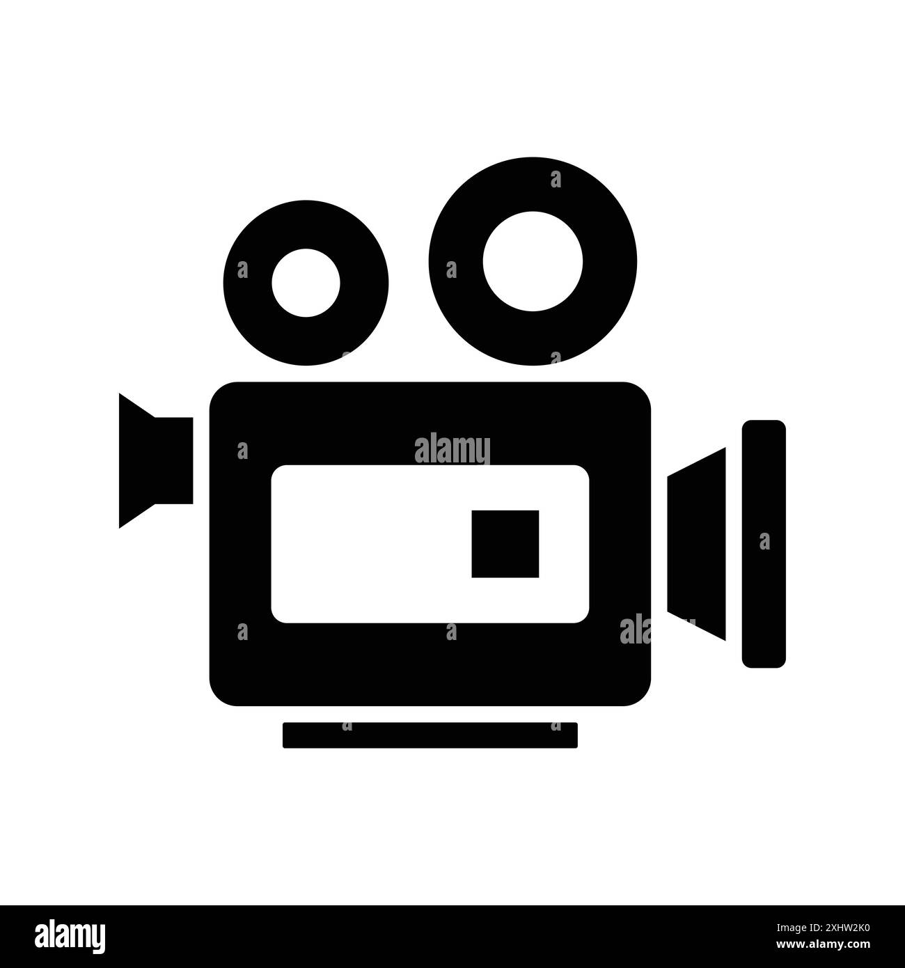 video camera icon vector design template in white background Stock ...