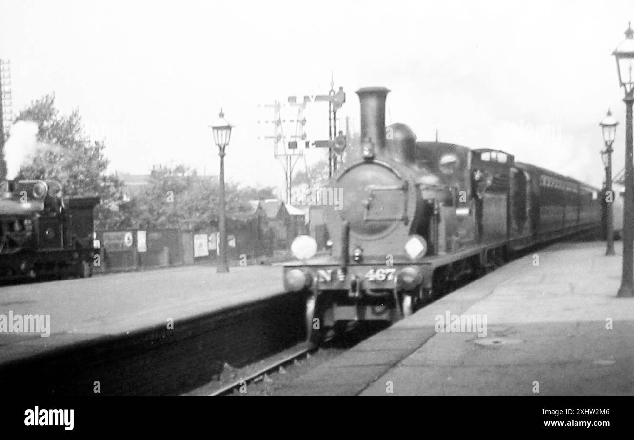 LC&DR railway train, early 1900s Stock Photo - Alamy