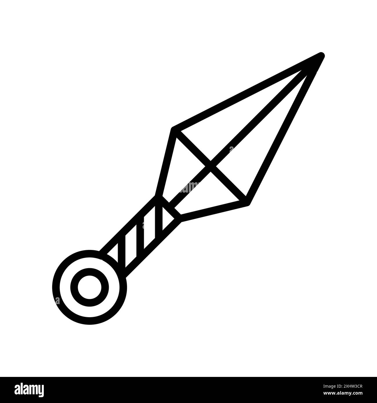 kunai icon vector design template in white background Stock Vector ...
