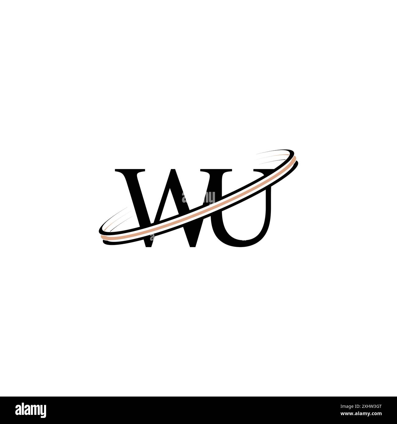 Alphabet Initials logo UW, WU, W and U Stock Vector Image & Art - Alamy