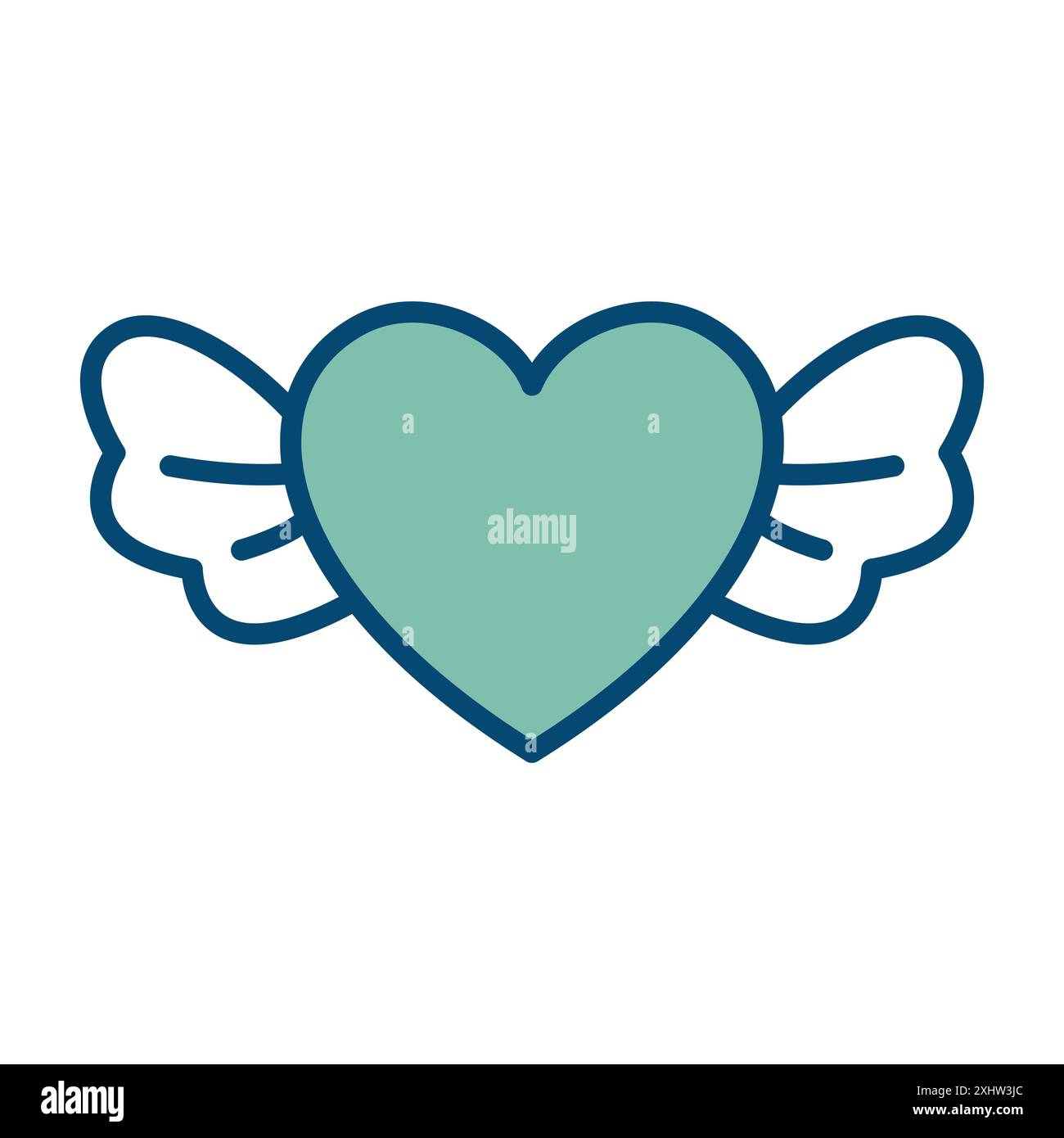 heart icon vector design template in white background Stock Vector ...