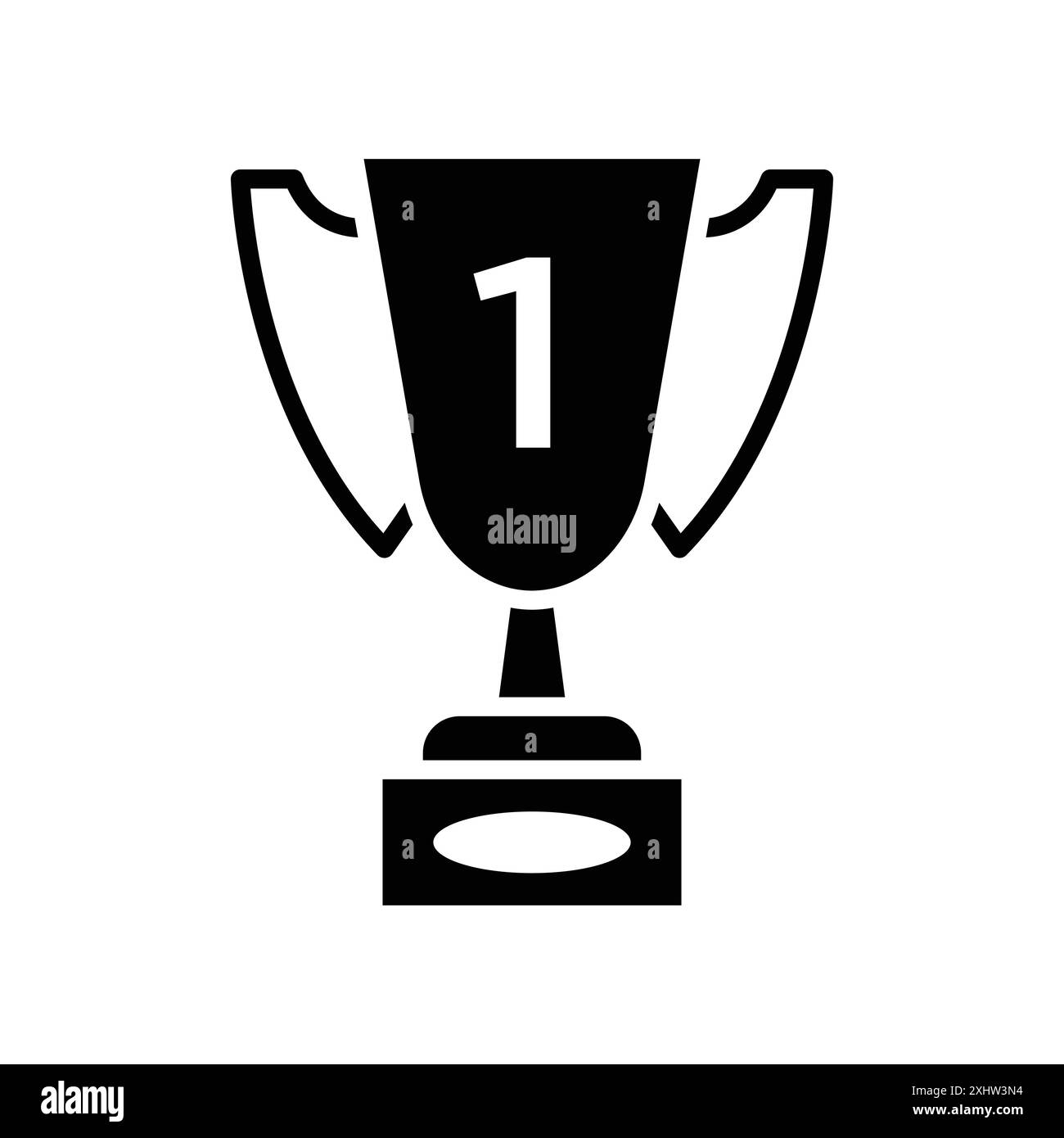 trophy icon vector design template in white background Stock Vector ...
