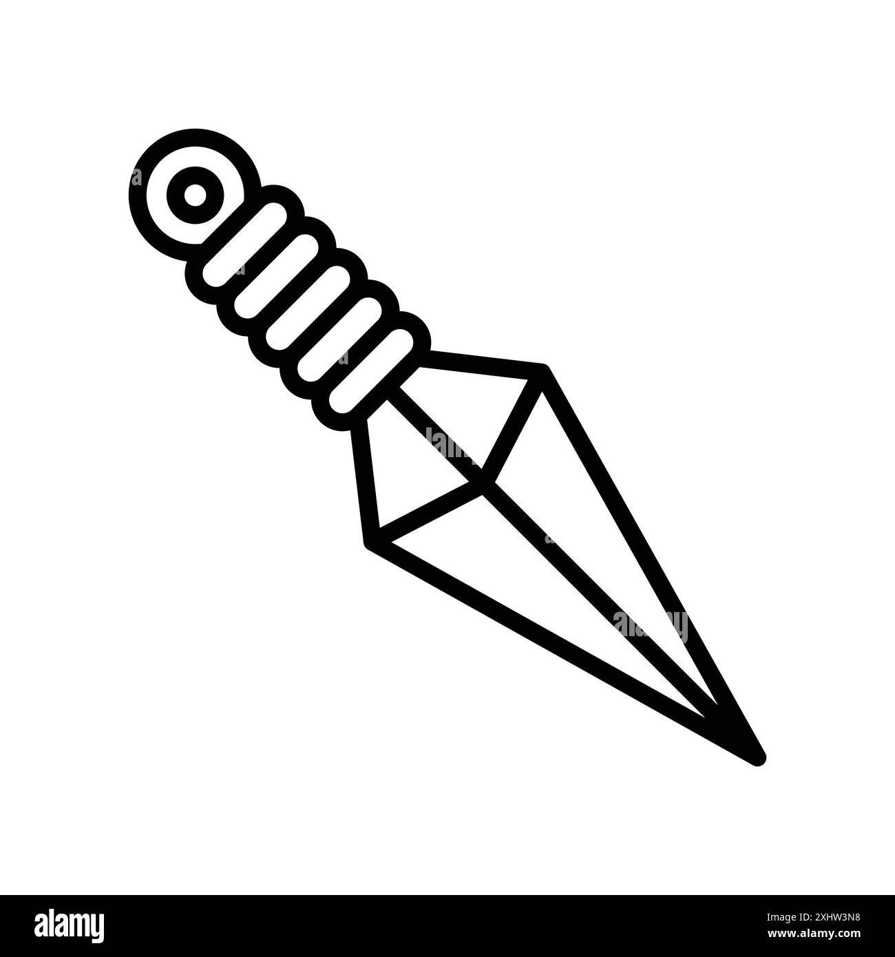 kunai icon vector design template in white background Stock Vector ...