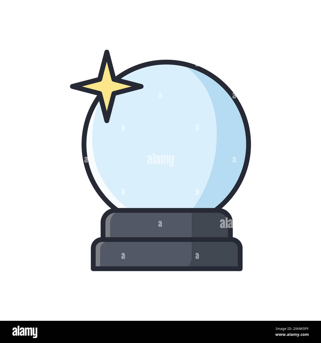 magic ball icon vector design template in white background Stock Vector ...