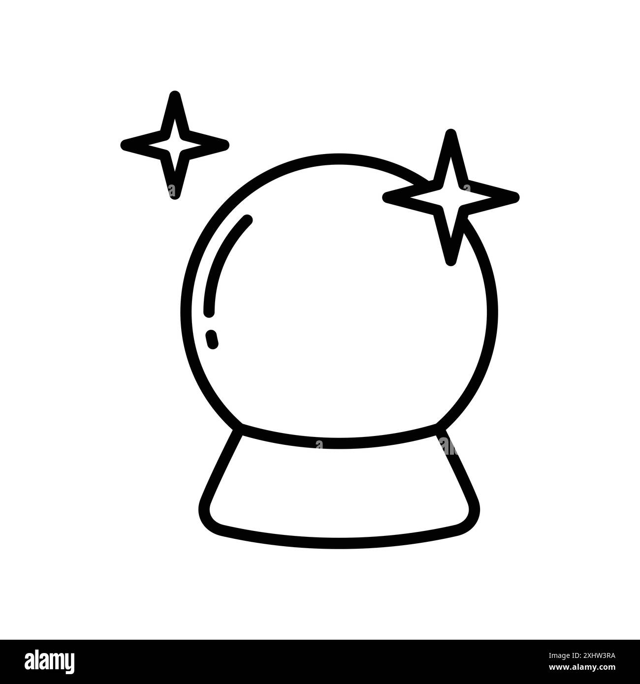 magic ball icon vector design template in white background Stock Vector ...
