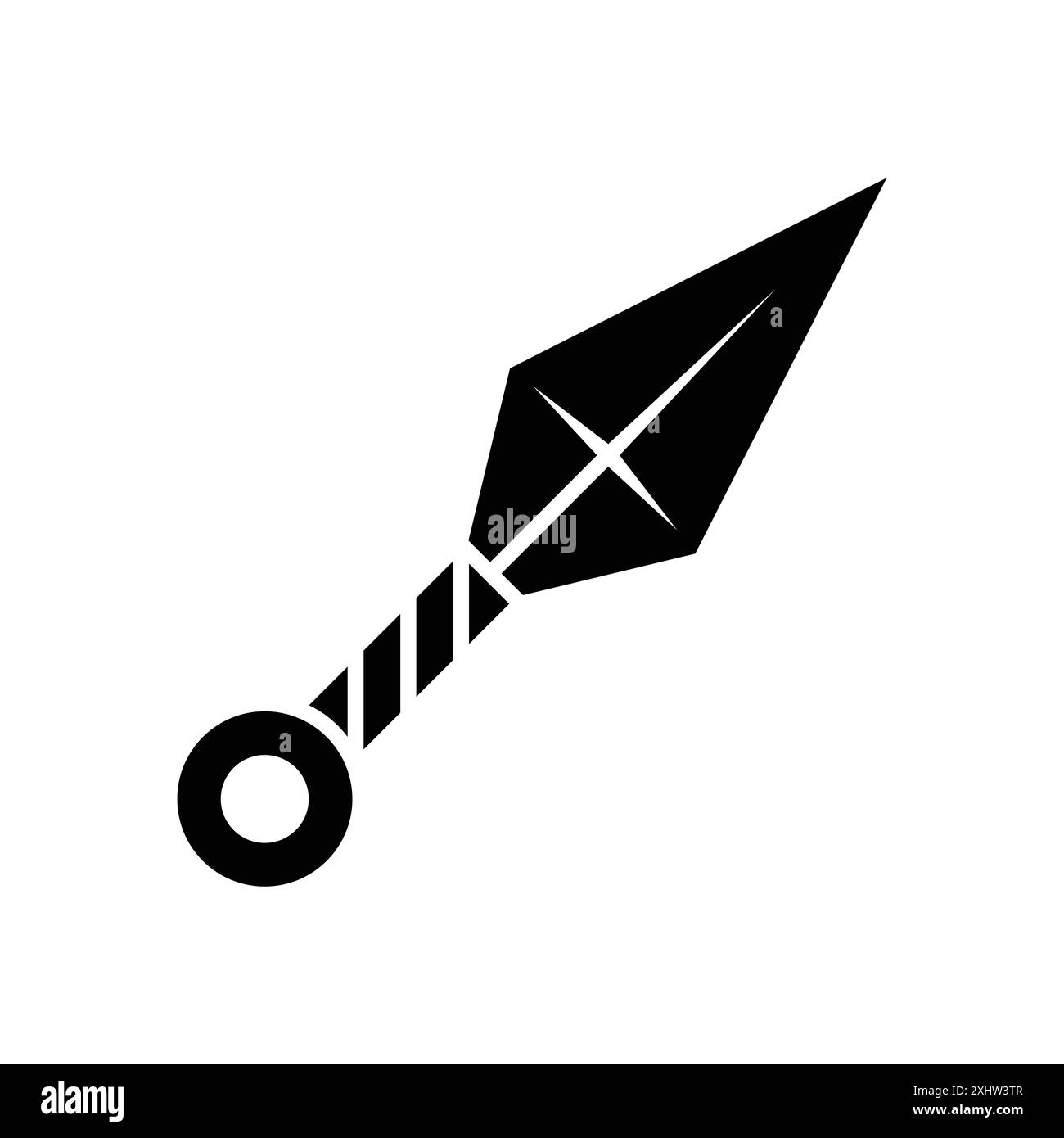 kunai icon vector design template in white background Stock Vector Image & Art - Alamy