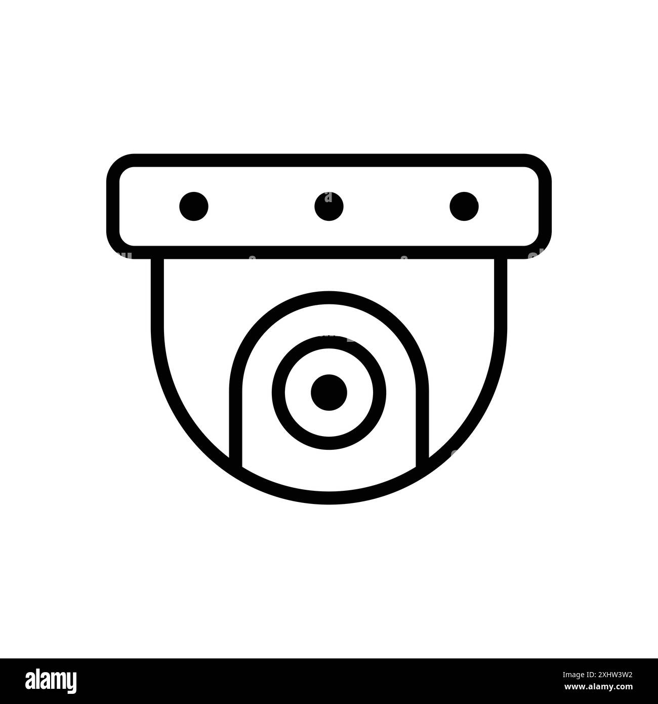security camera icon vector design template in white background Stock ...