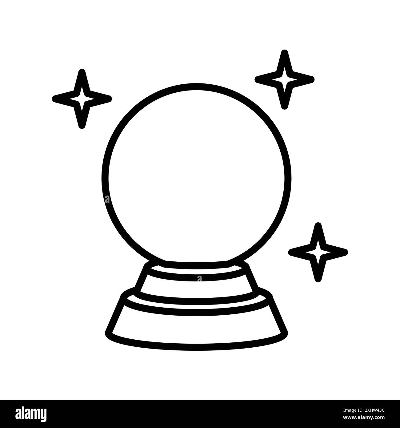 magic ball icon vector design template in white background Stock Vector ...