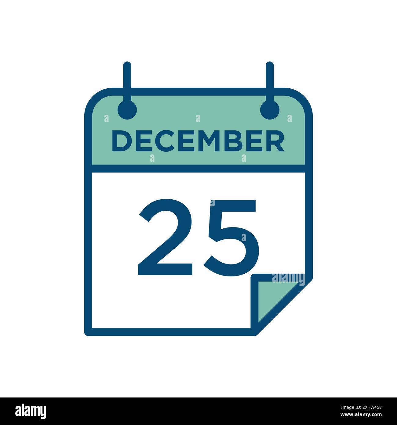 December 25 calendar Stock Vector Images - Alamy