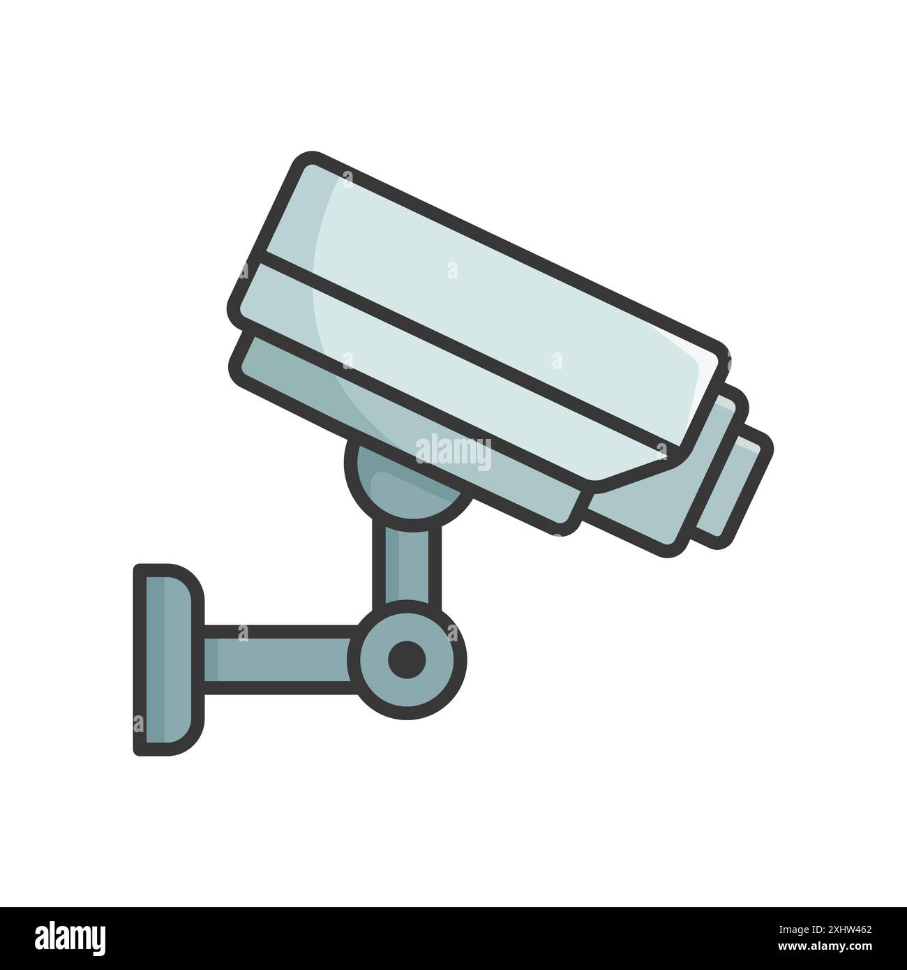 security camera icon vector design template in white background Stock ...