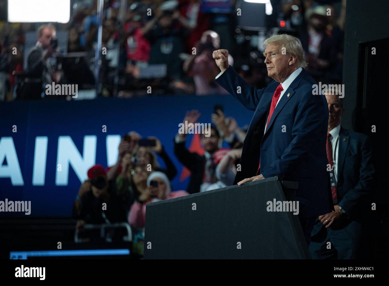 Milwaukee, United States. 15th July, 2024. Former US President Donald J ...