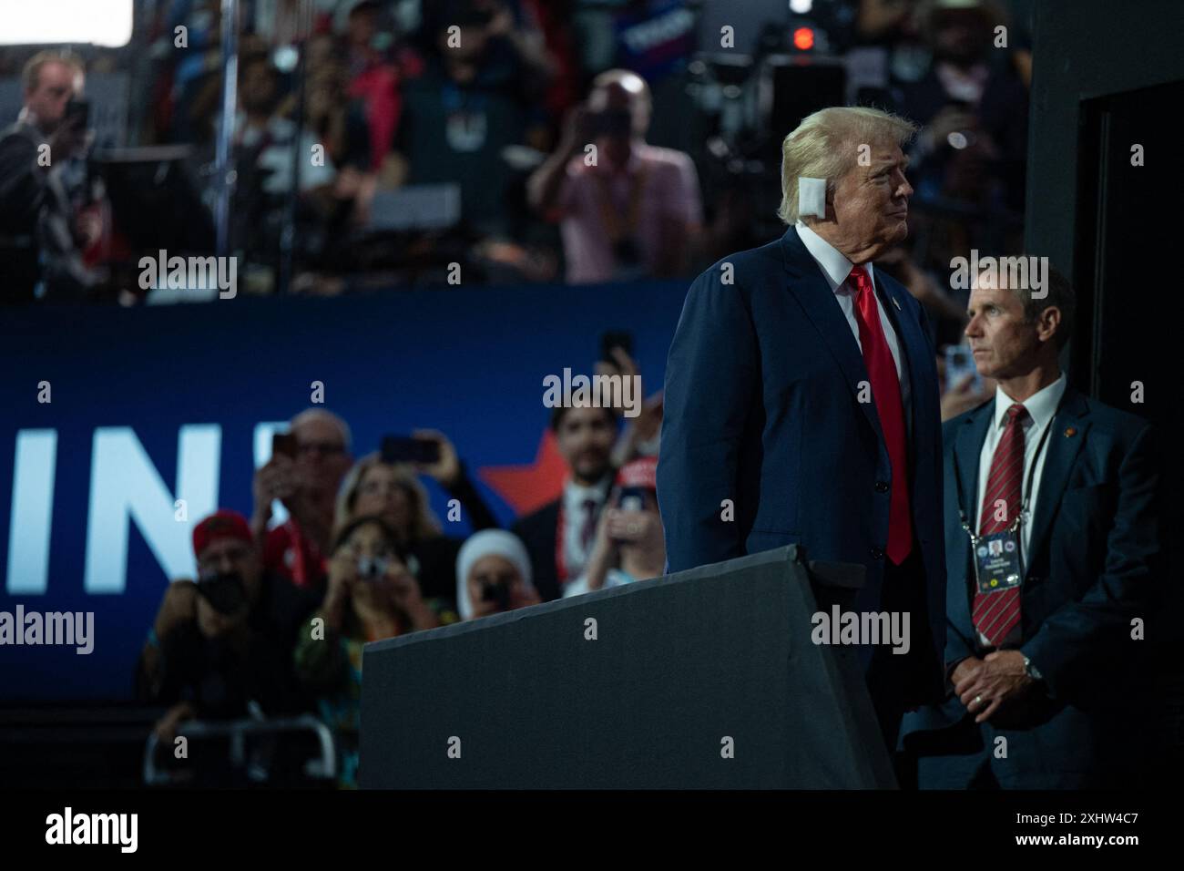 Milwaukee, United States. 15th July, 2024. Former US President Donald J ...