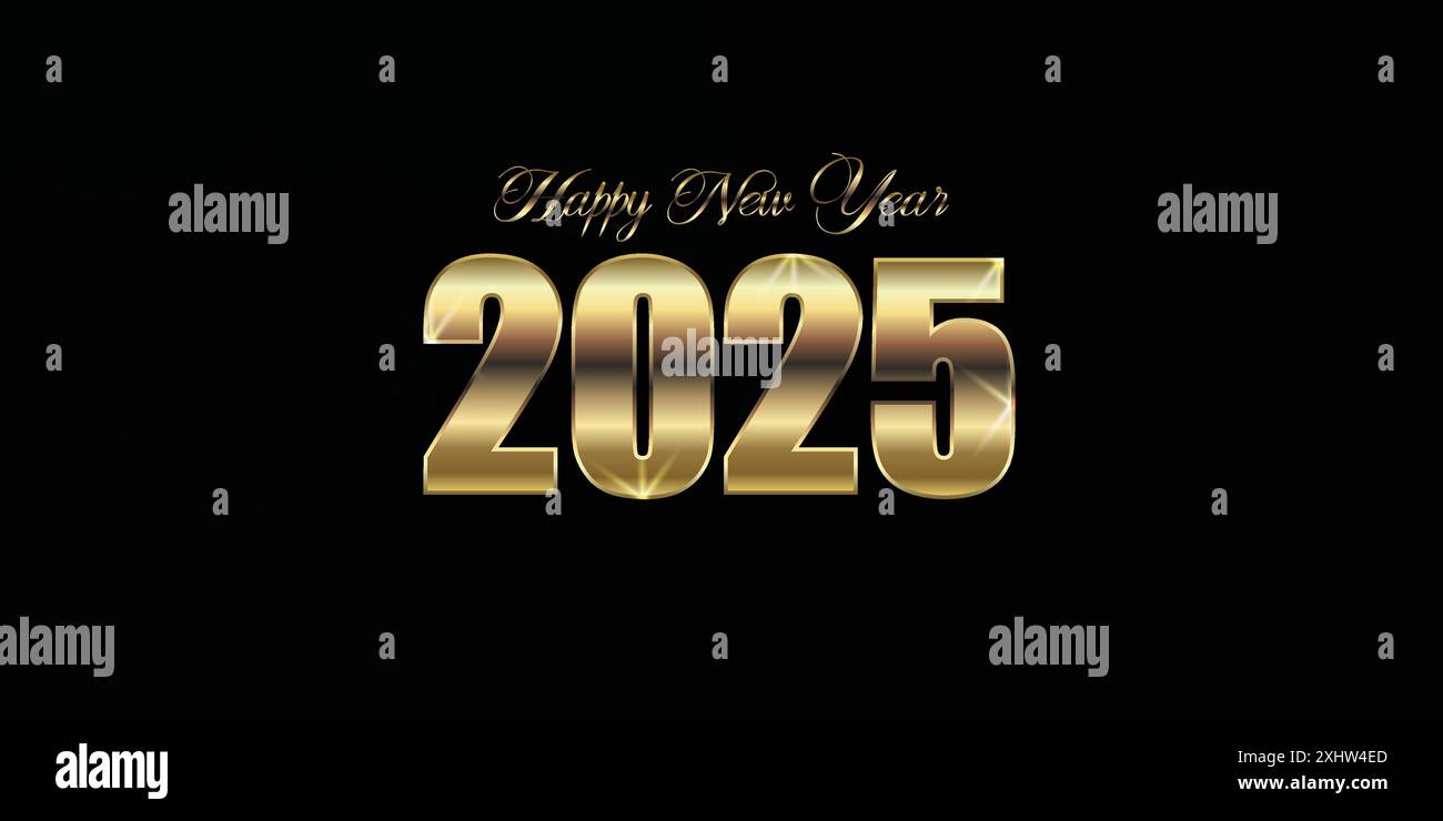 Embracing Change Celebrating the New Year 2025 Stock Vector Image & Art ...