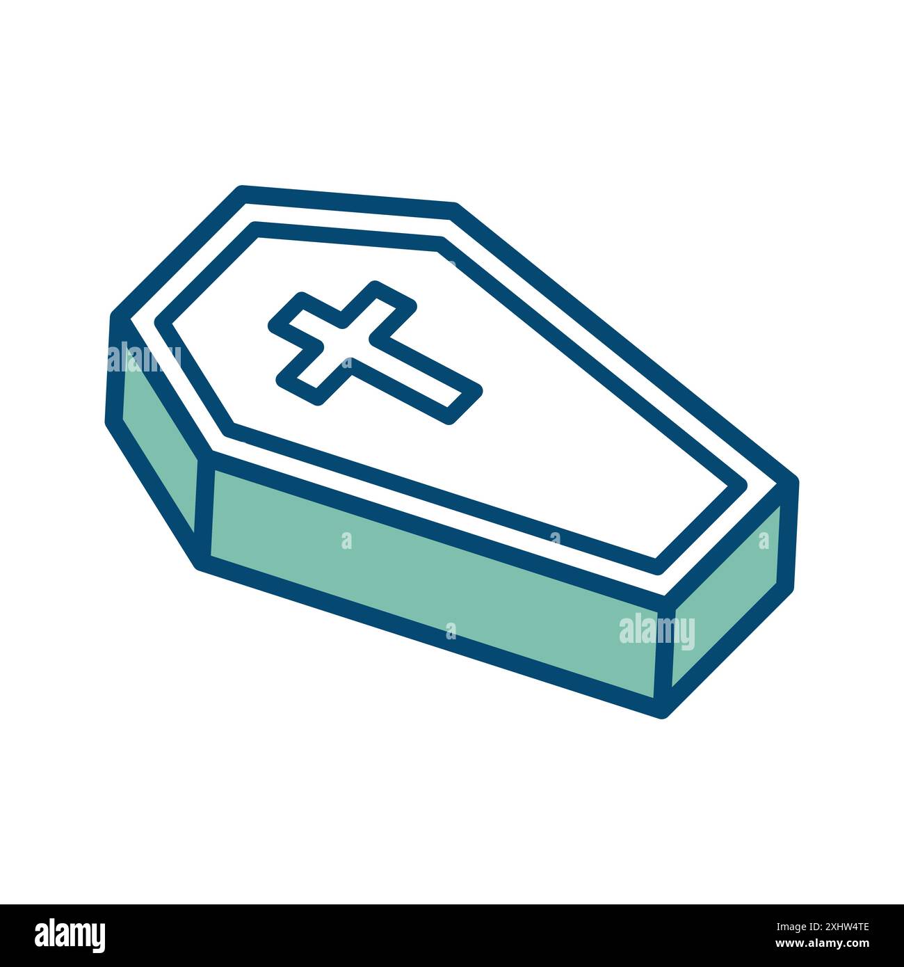 coffin icon vector design template Stock Vector Image & Art - Alamy