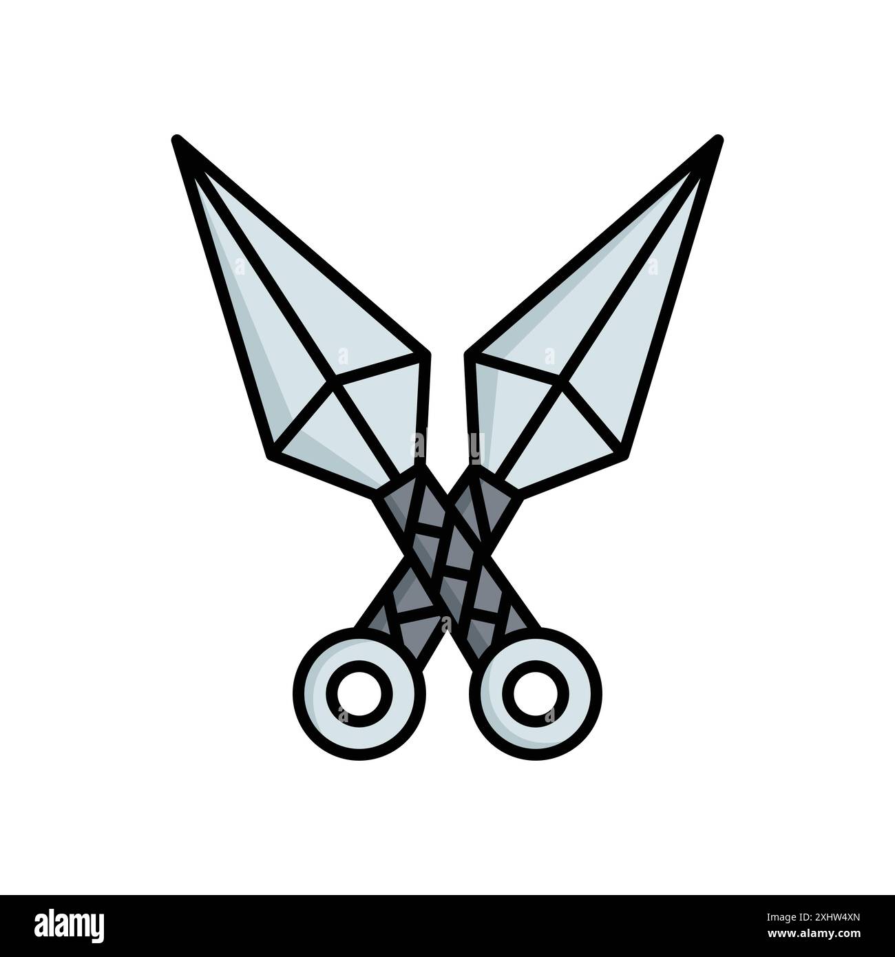 kunai icon vector design template in white background Stock Vector ...