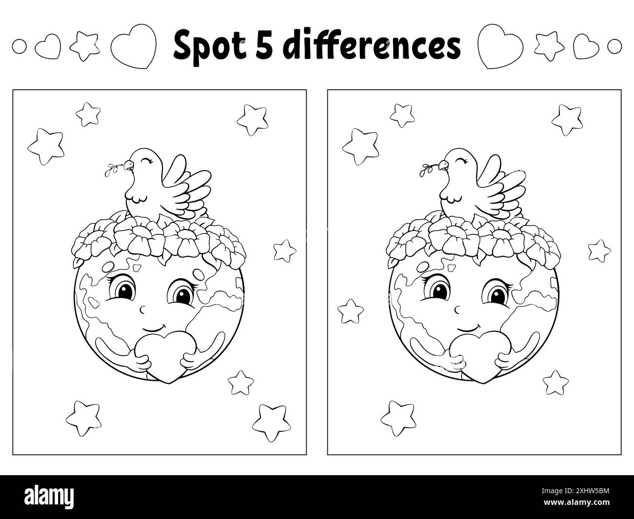 Spot The Difference For Kids Worksheets