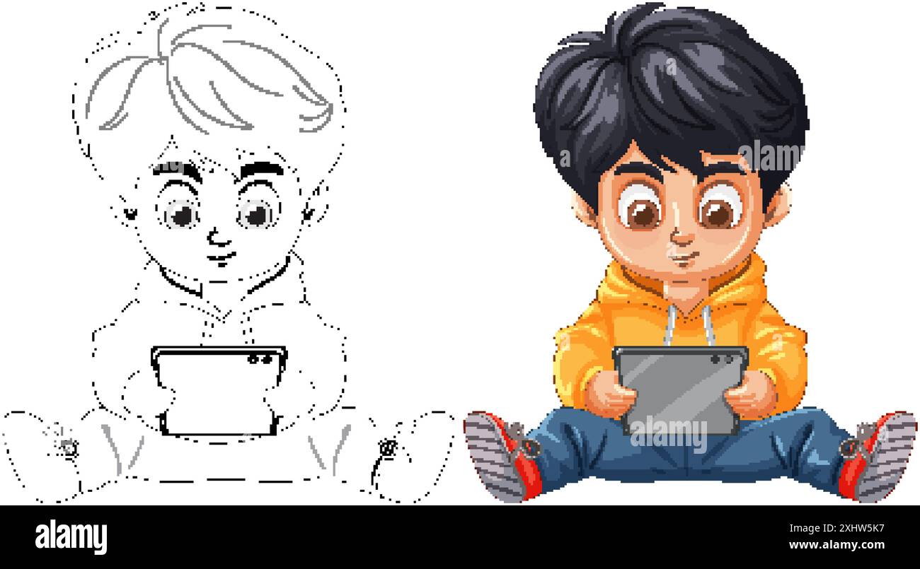 Drawing tablet tech gadget Cut Out Stock Images & Pictures - Alamy