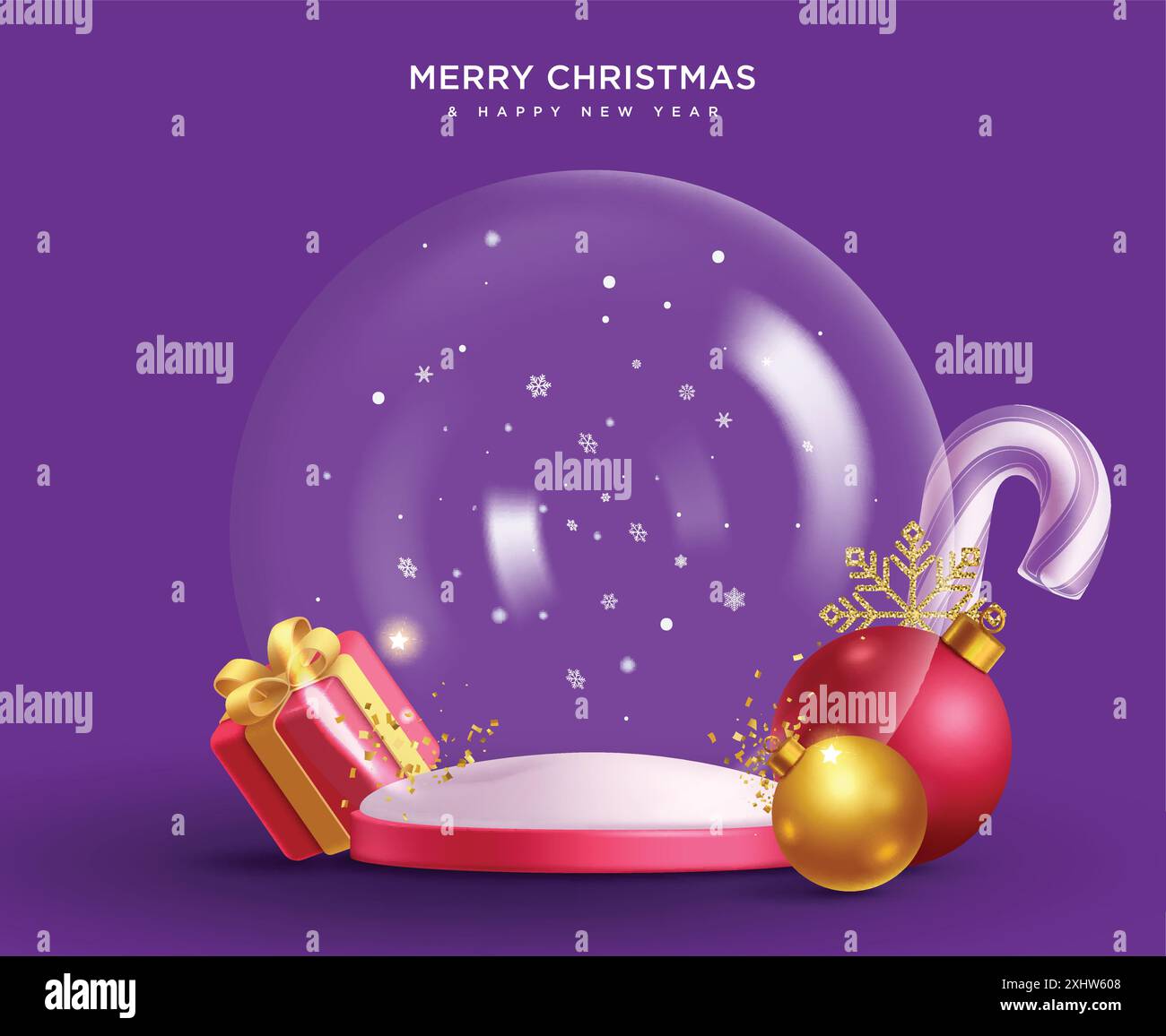 Glass transparent podium in Stock Vector Images - Alamy