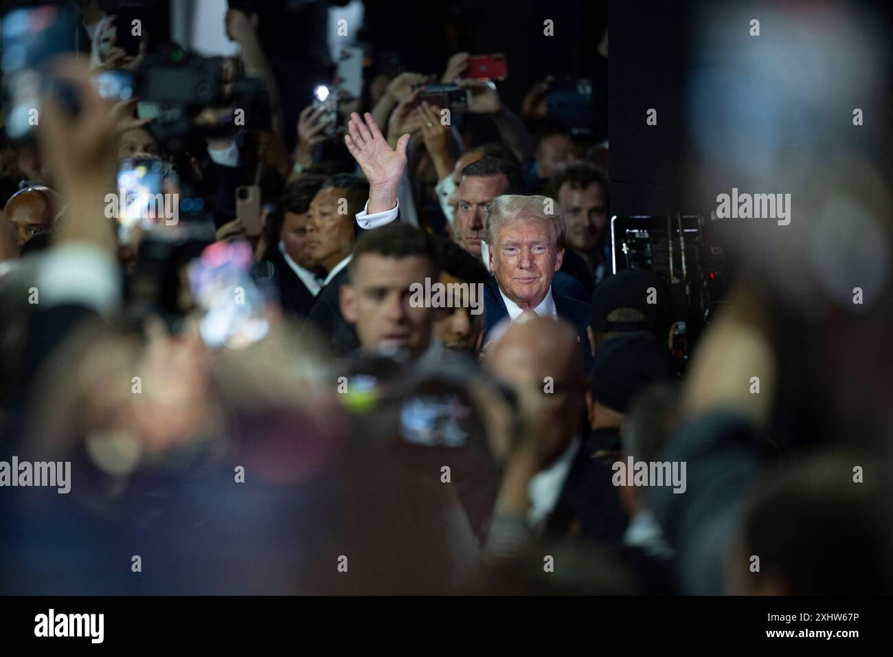 Milwaukee, Wisconsin, USA. 15th July, 2024. Former US President Donald ...