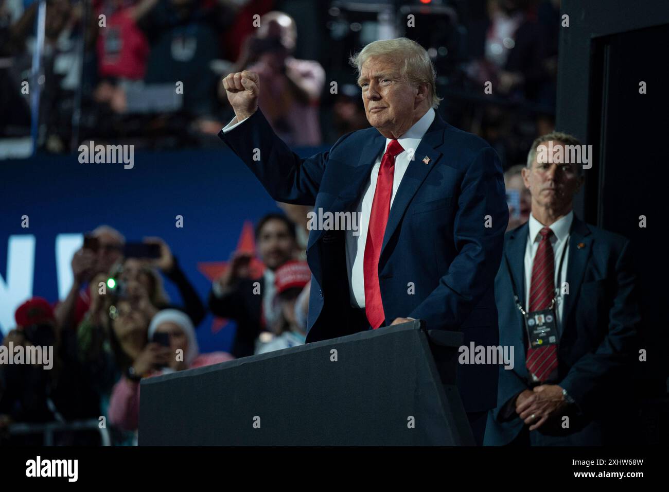 Milwaukee, Wisconsin, USA. 15th July, 2024. Former US President Donald ...