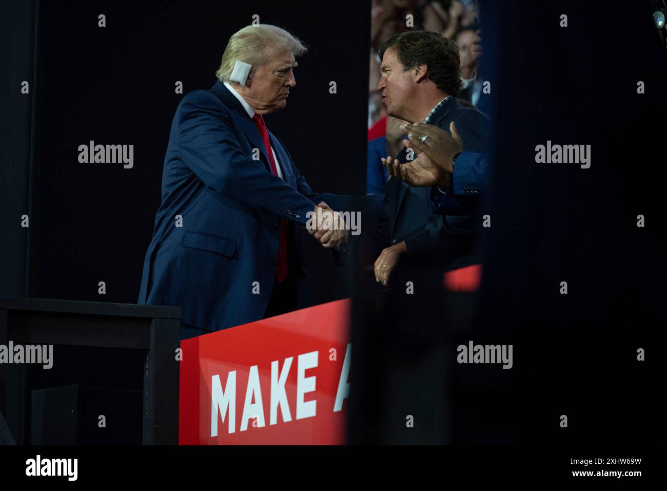 Milwaukee, Wisconsin, USA. 15th July, 2024. Former US President Donald ...