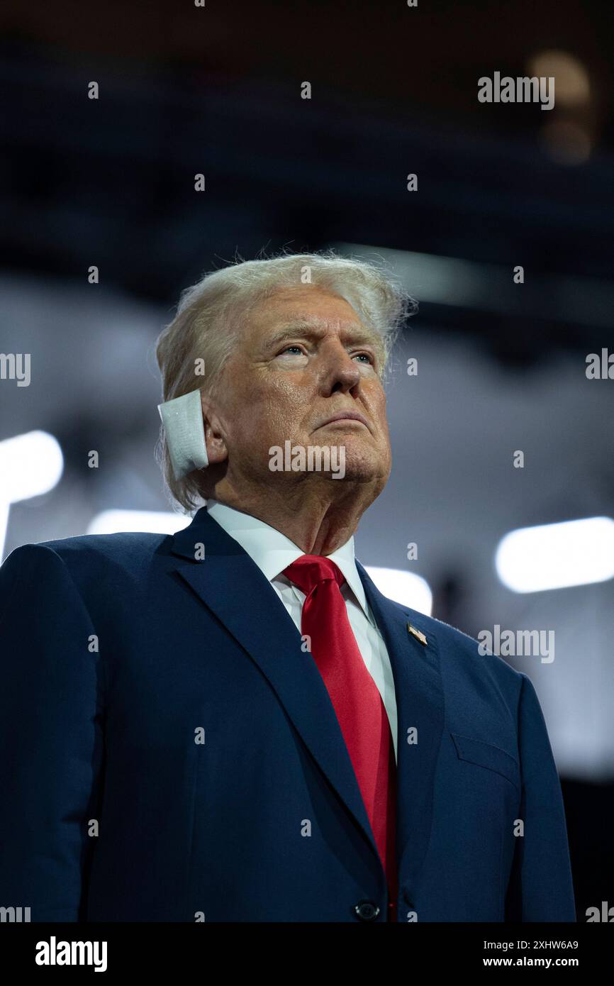 Milwaukee, Wisconsin, USA. 15th July, 2024. Former US President Donald ...