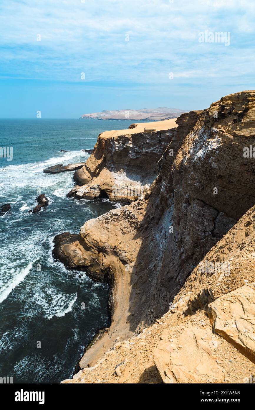 Paracas Reserve: Where Desert Meets Sea Stock Photo - Alamy