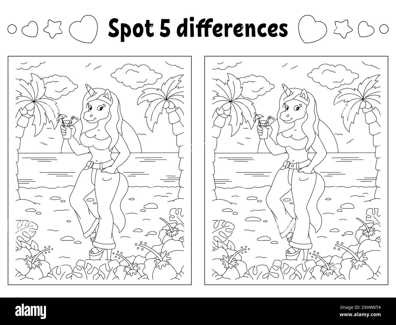 Spot The Difference For Kids Worksheets