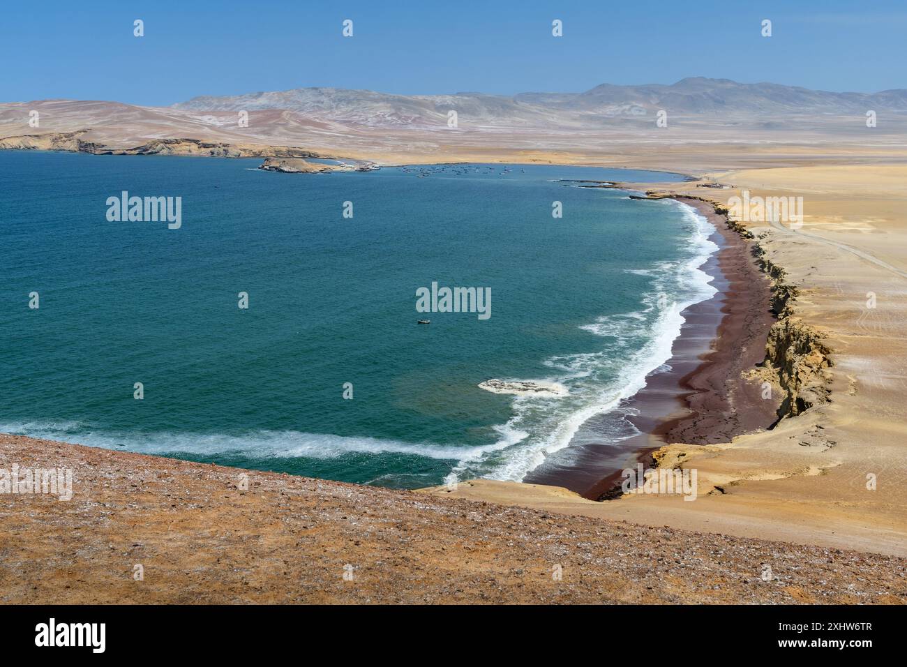 Paracas National Reserve: Where Desert Meets Sea Stock Photo - Alamy