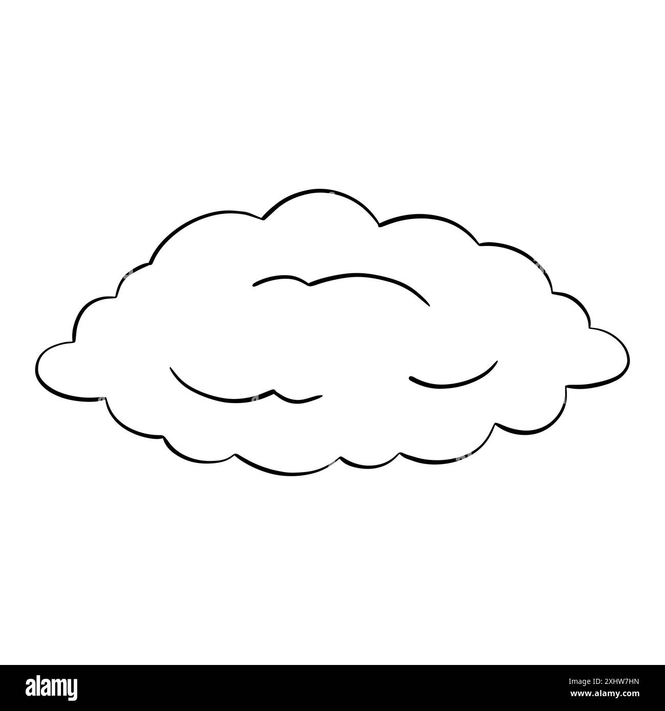 Outline contour. Design element. Vector illustration isolated on white ...