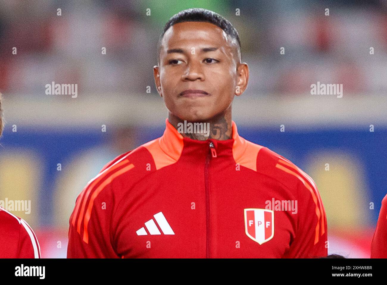 LIMA, PERU - JUNE 7: Andy Polo of Peru during the match Peru v Paraguay ...