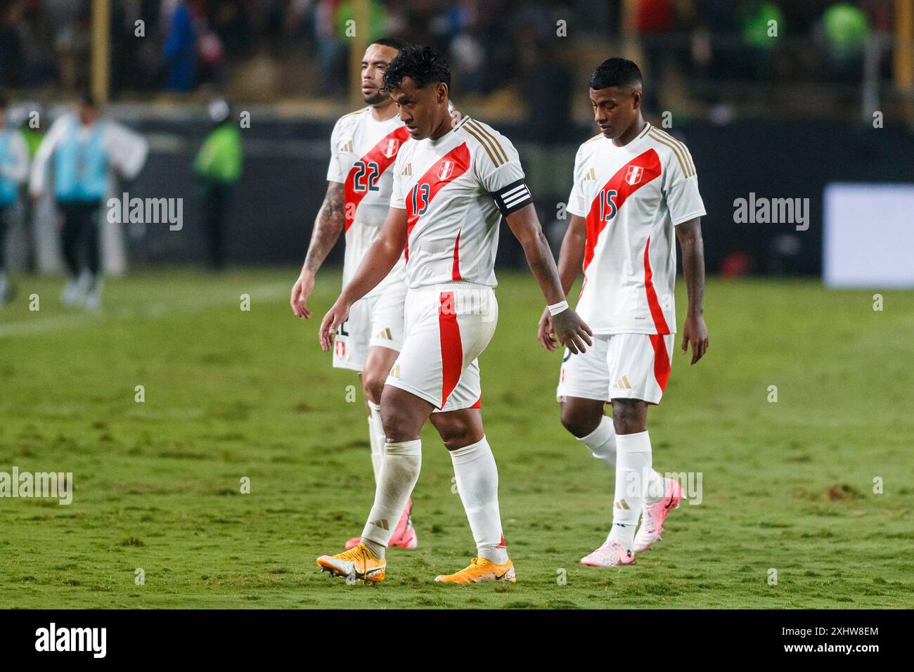 LIMA, PERU - JUNE 7: Renato Tapia of Peru during the match Peru v ...