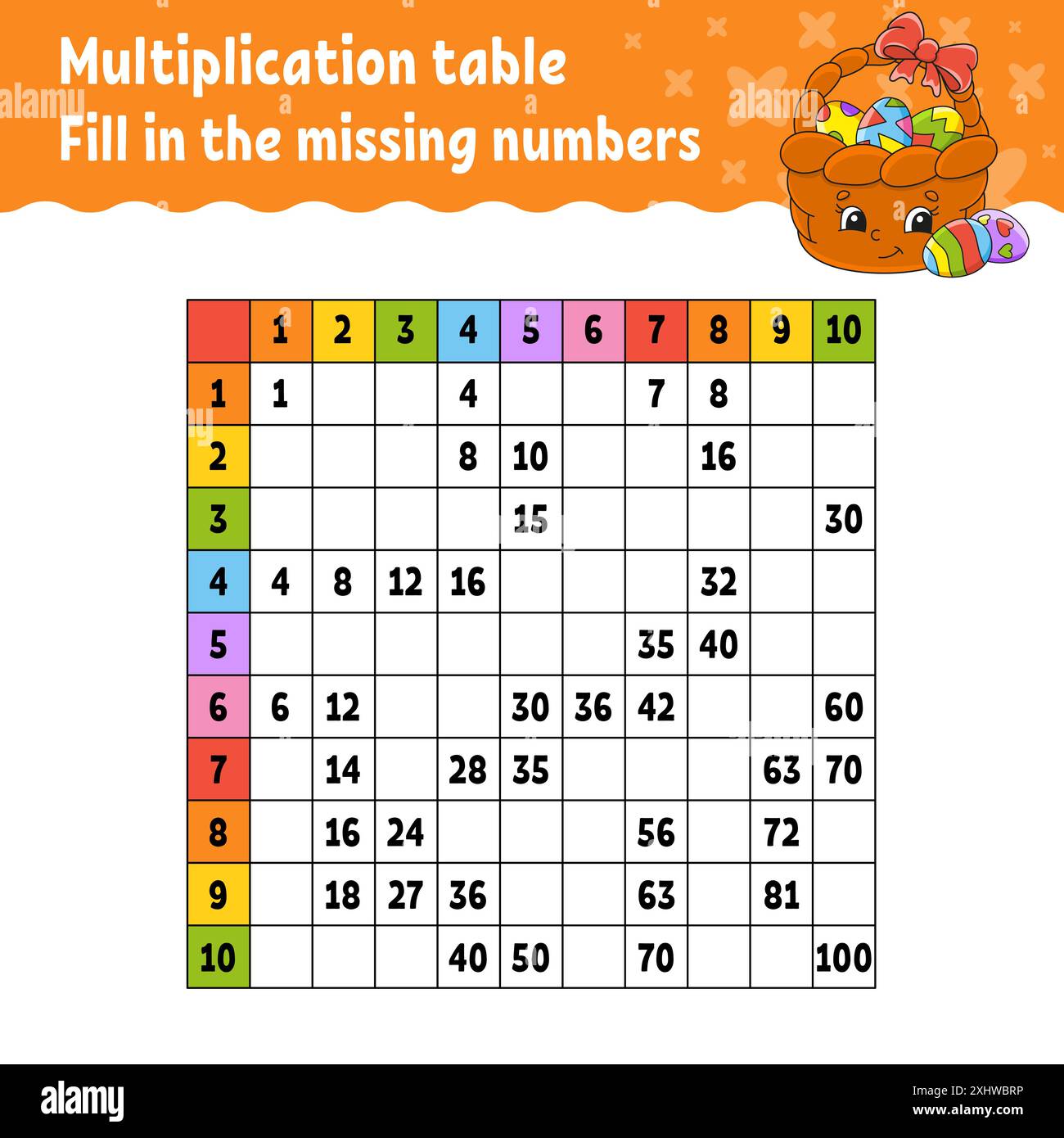 Multiplication table practice hi-res stock photography and images - Alamy