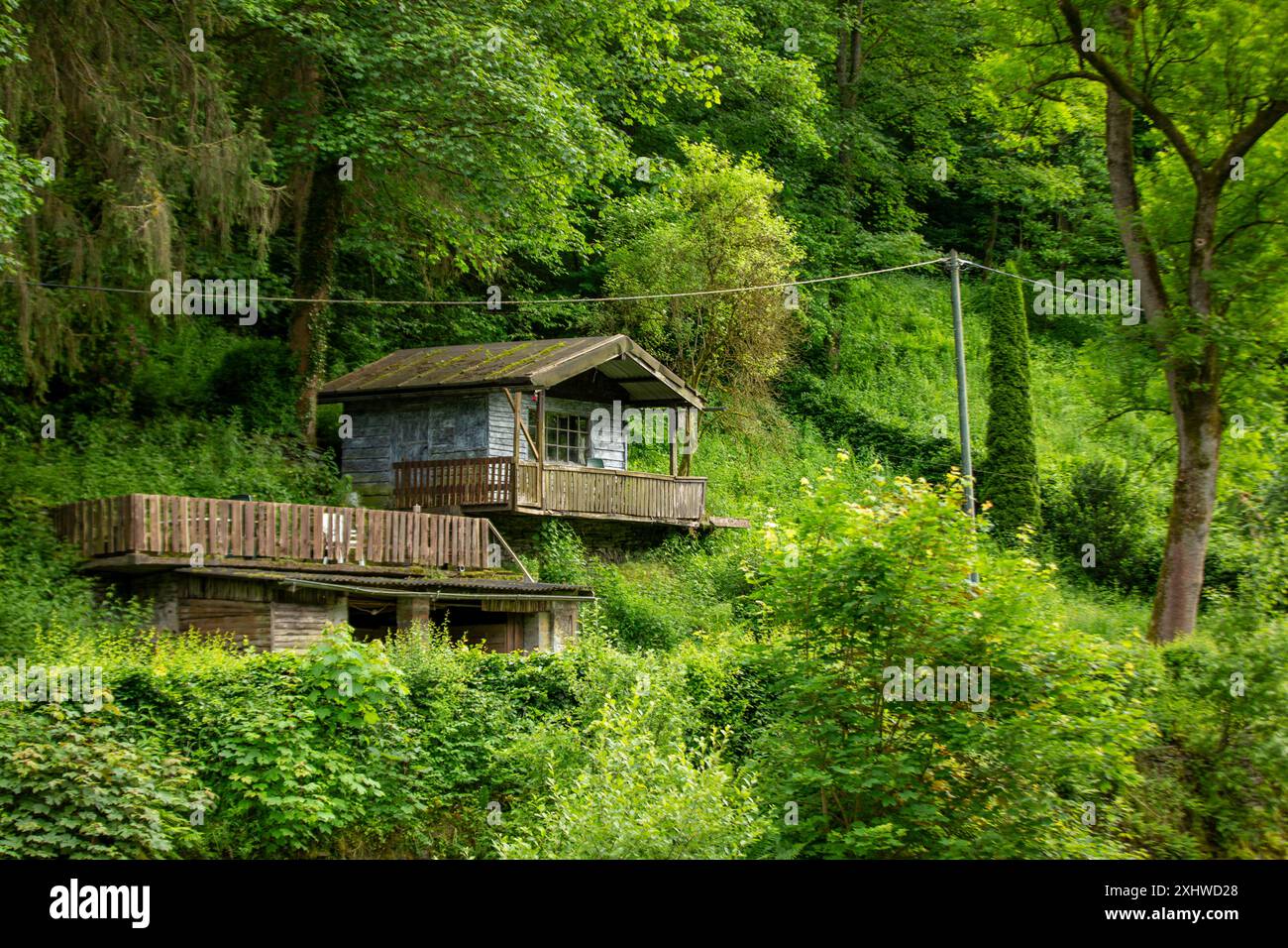 Monschau is located in the hills of the North Eifel, within the Hohes ...